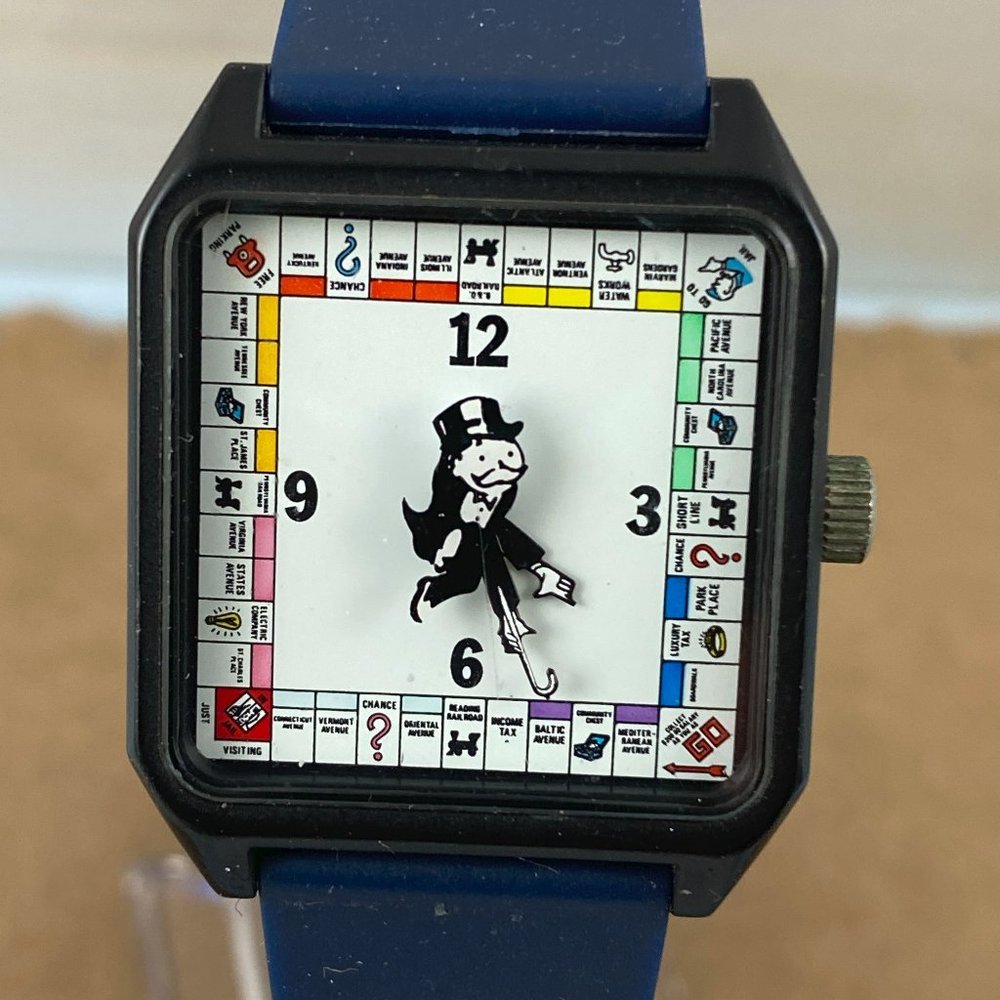 Vintage Monopoly Game Watch By Parker Brothers - Gem